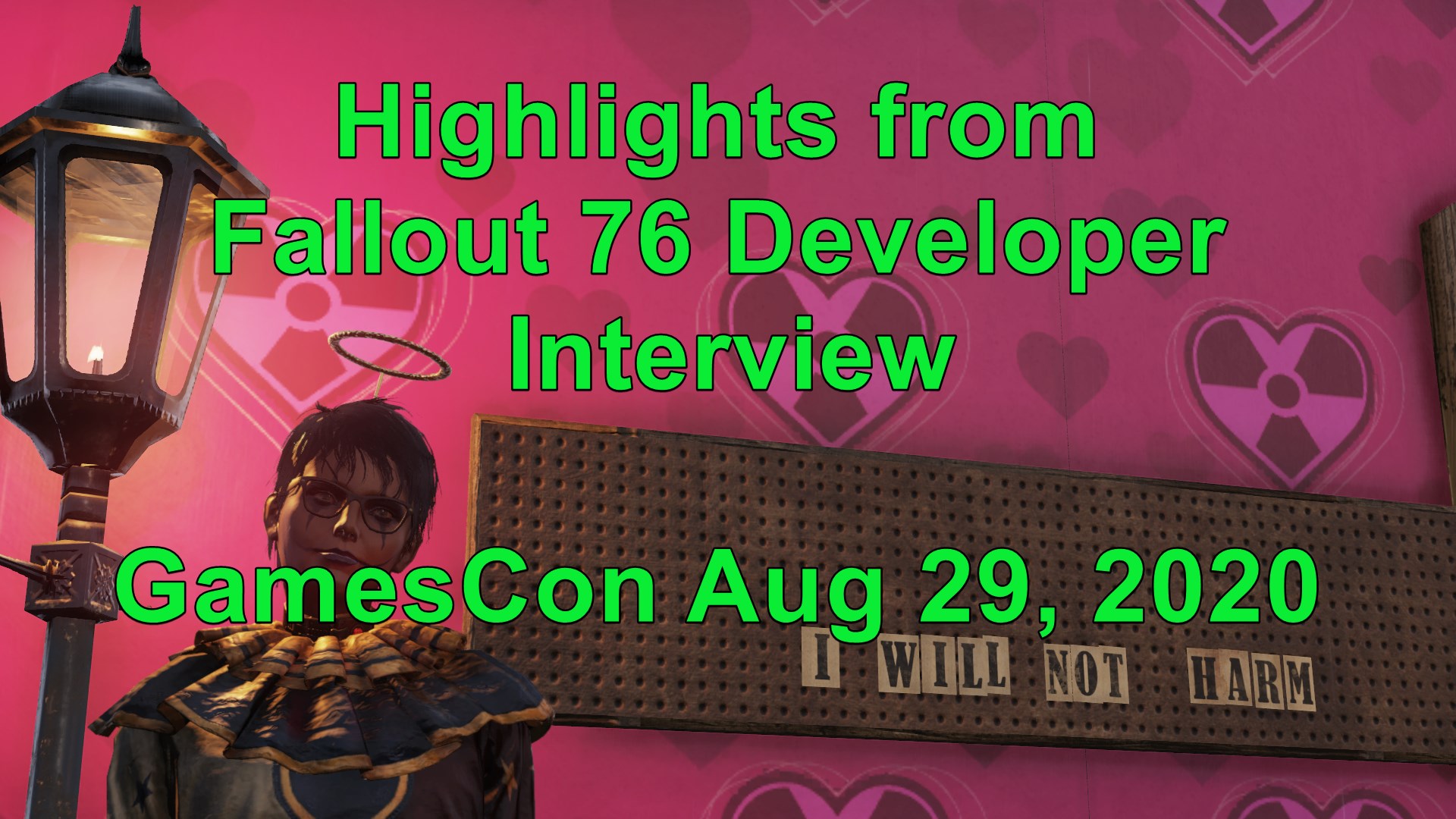 Highlights from Fallout 76 Developer Interview – Aug 29, 2020 Gamescon ...